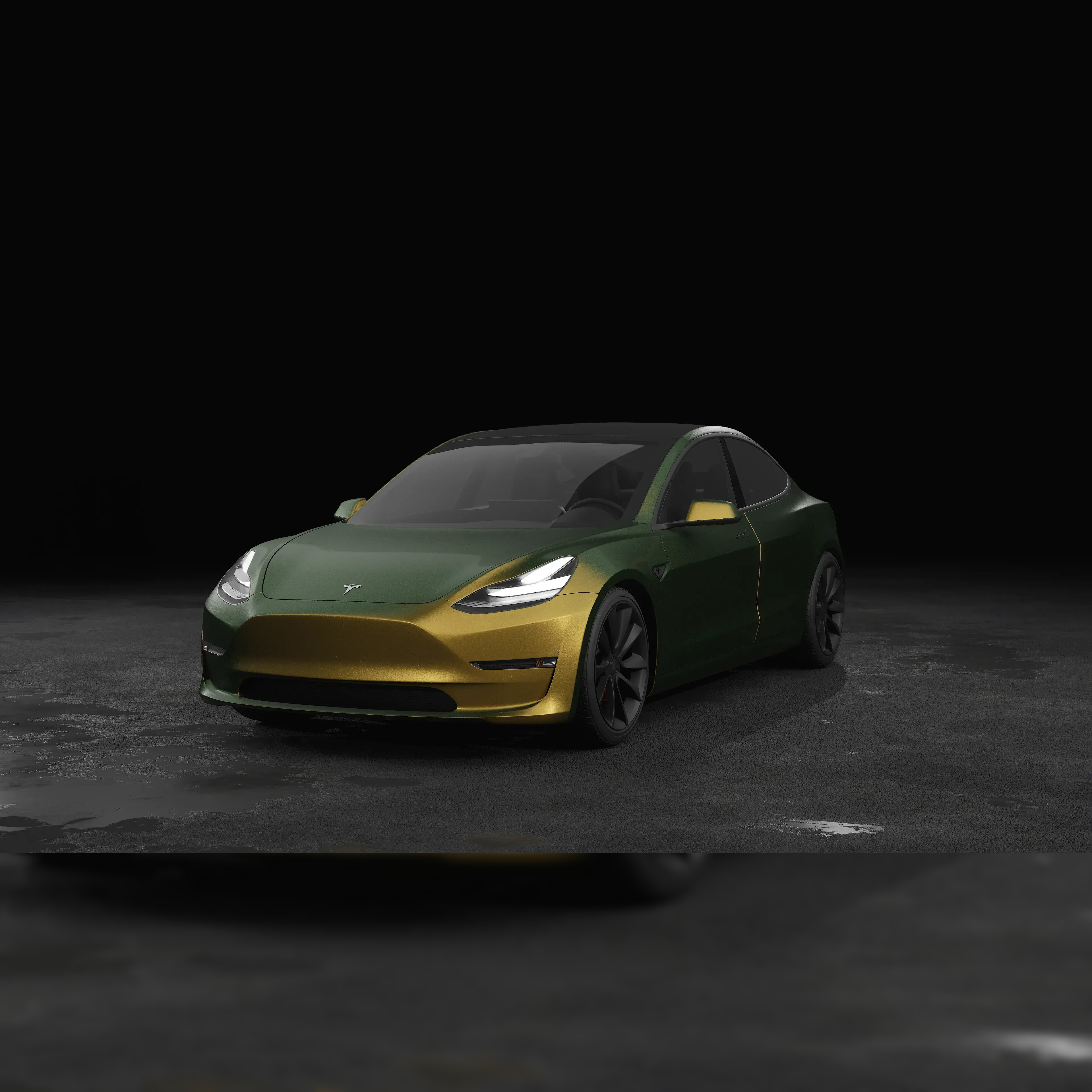 Avery Satin Fresh Spring Gold-Silver Vinyl Wrap SW900-252-S | Premium ...