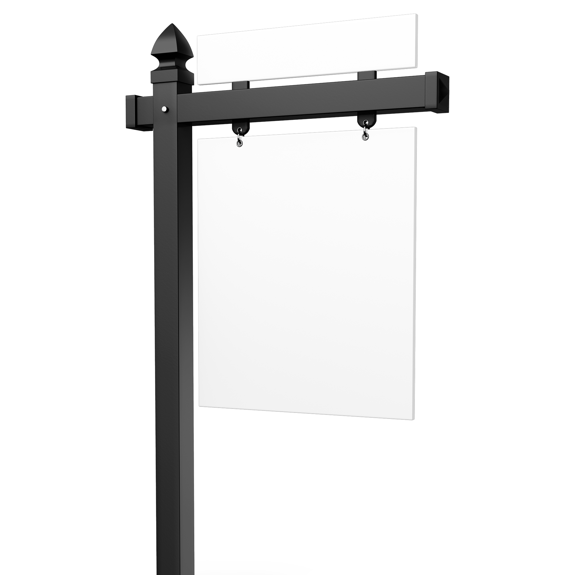 Real Estate Sign Post - PVC Vinyl Post for Real Estate Signs | iPrint ...